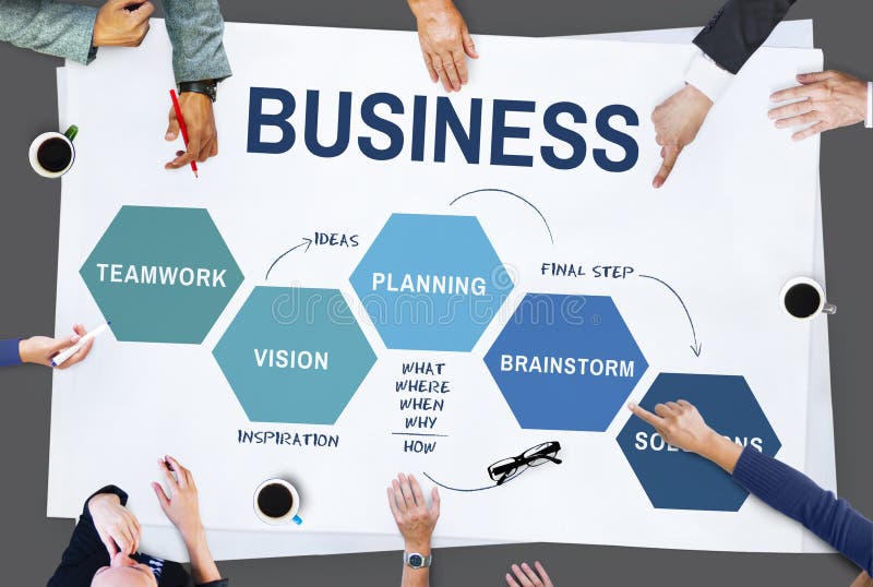 Business Strategy Vision Planning Concept Stock Image - Image of ...