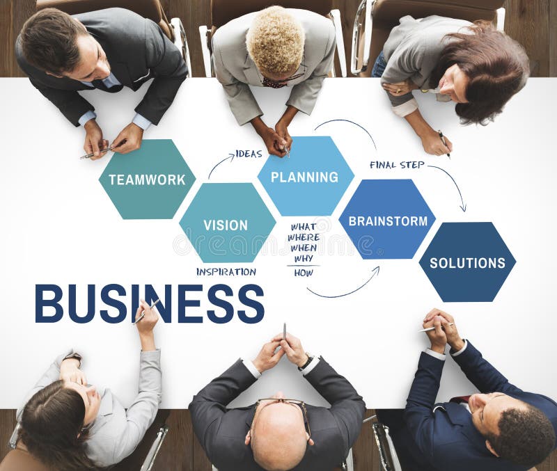 Business Strategy Vision Planning Concept Stock Photo - Image of ...