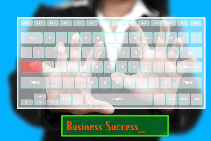 Business Success stock image. Image of typing, shape - 22185637