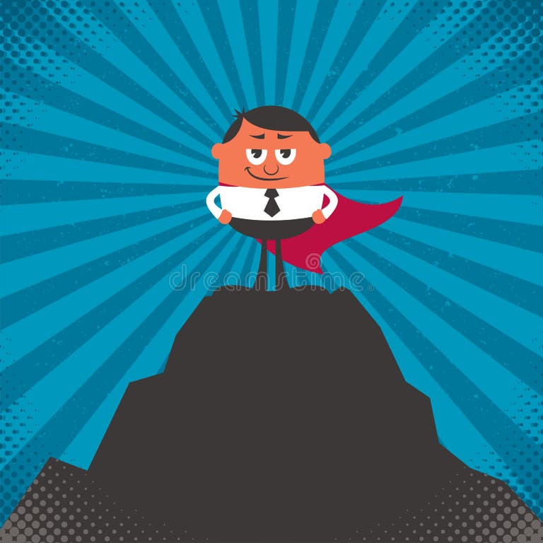 Superman Superhero Business Success Stock Illustrations – 787 Superman ...
