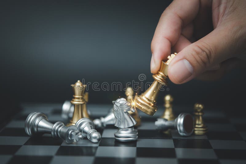 Business Success Concept, Chess Board Game Concept for Ideas and ...