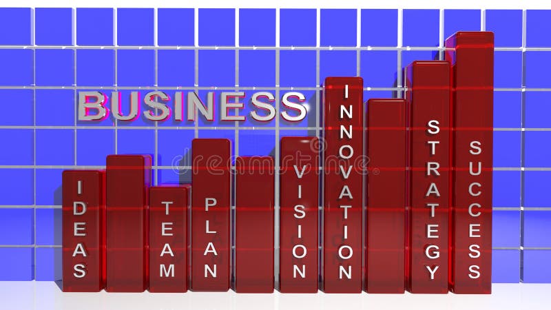 Success Graph Vector Illustration Stock Vector - Illustration of ...