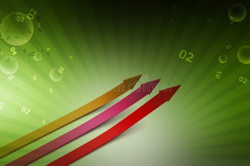 Business success graph stock illustration. Illustration of future ...