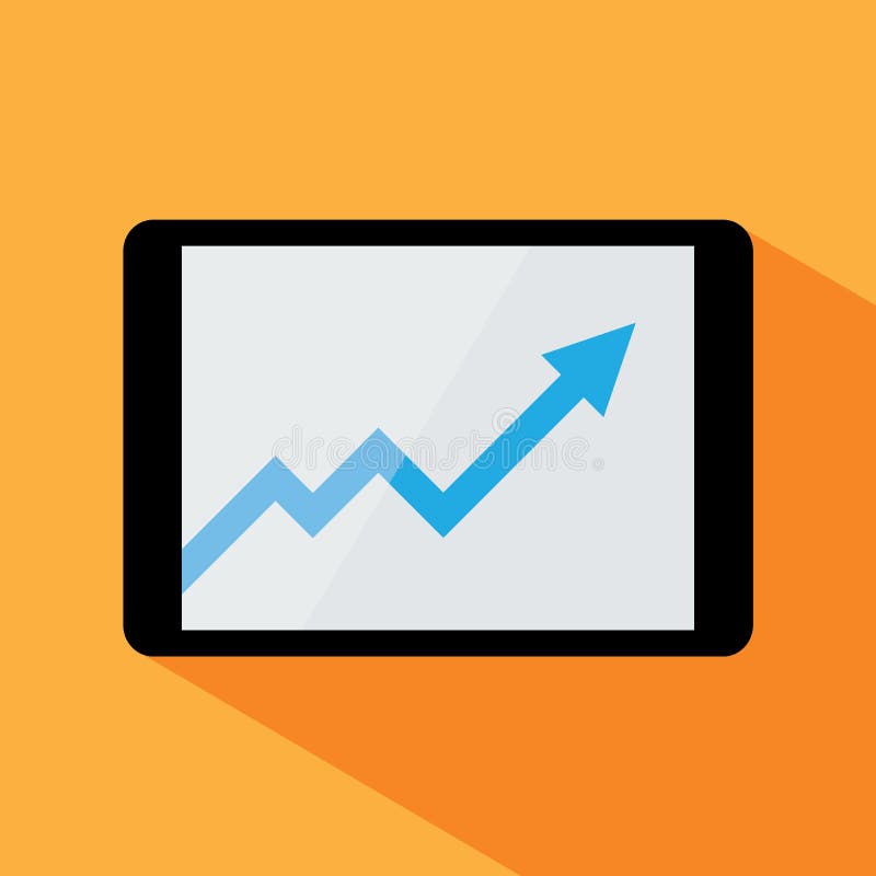 Success Graph Vector Illustration Stock Vector - Illustration of ...