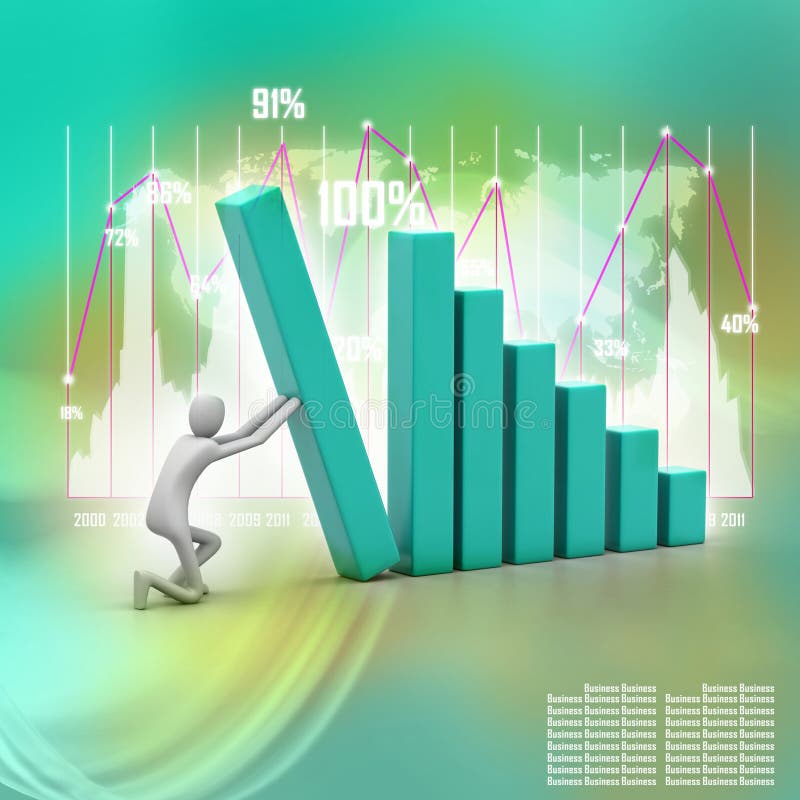 Business Success and Growth Concept Stock Illustration - Illustration ...