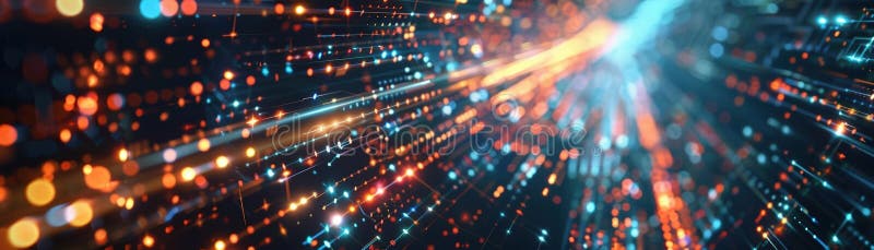 Business Success and Innovation Visualized through Dynamic Abstract ...