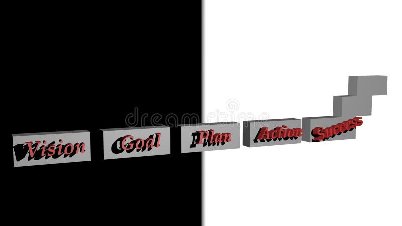 Business Success Reasons, Business Success Steps Stock Illustration ...