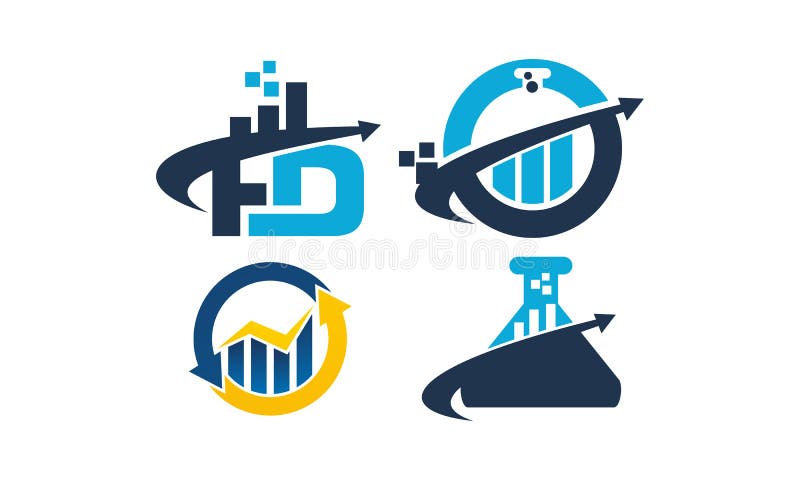 Business Success Service Set Stock Vector - Illustration of happy, grow ...