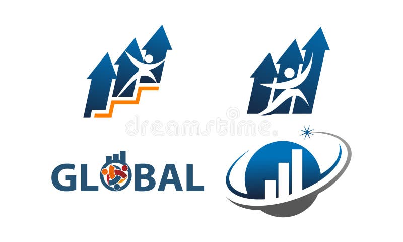 Business Success Solutions Set Stock Vector - Illustration of ...