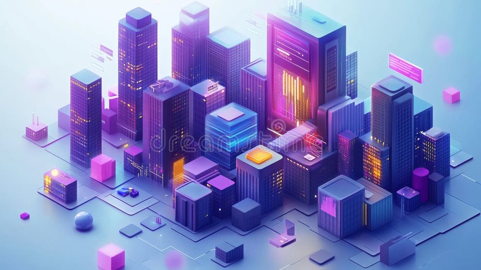 Business Success and Support 3d Isometric Illustration Stock Photo ...