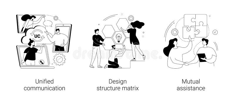 Business Support Abstract Concept Vector Illustrations. Stock Vector ...