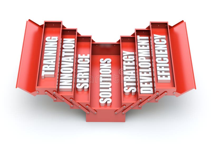 Toolbox stock illustration. Illustration of rendered, equipment - 6839090