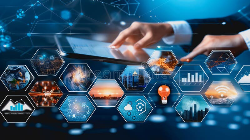 Business Symbol Connectivity Various Aspects of Technology and ...