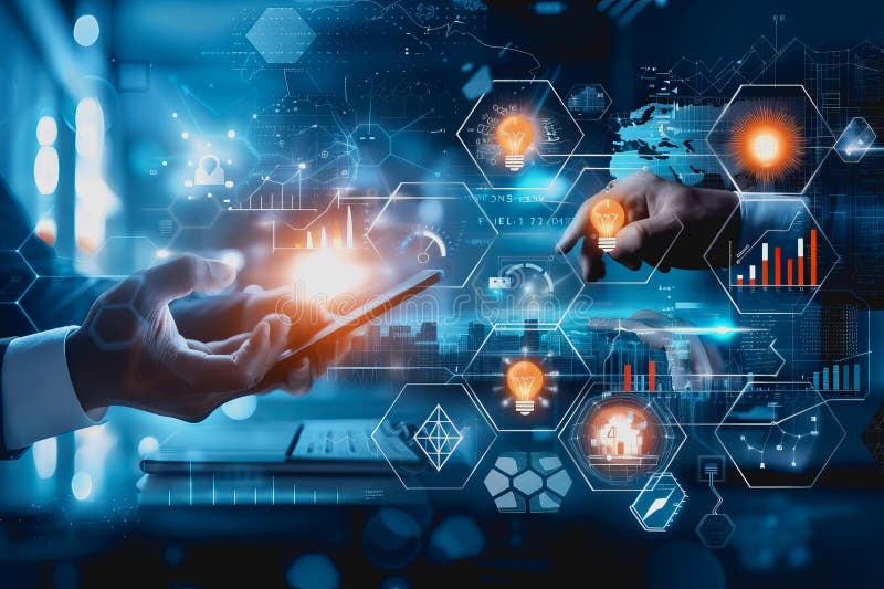 Business Symbol Connectivity Various Aspects of Technology and ...