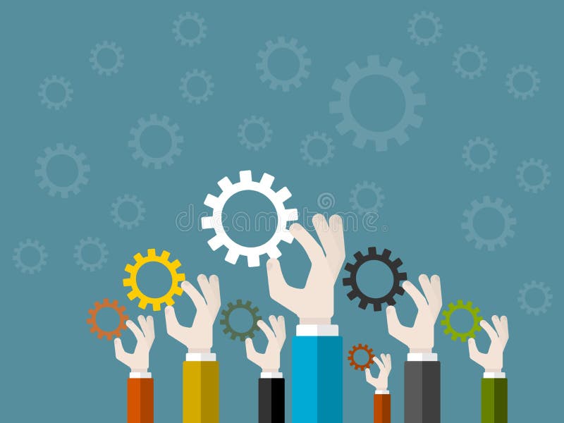 Synergy stock illustration. Illustration of successful - 16785764