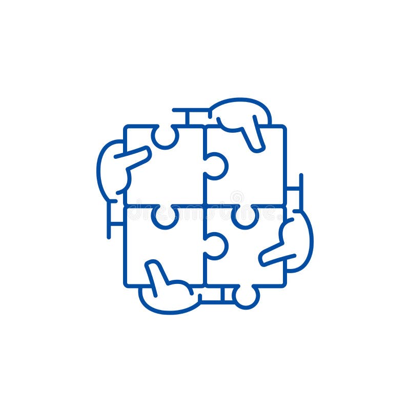 Business Synergy Line Icon Concept. Business Synergy Flat Vector Symbol ... Business Synergy Line Icon Concept. Business Synergy Flat Vector Symbol ...