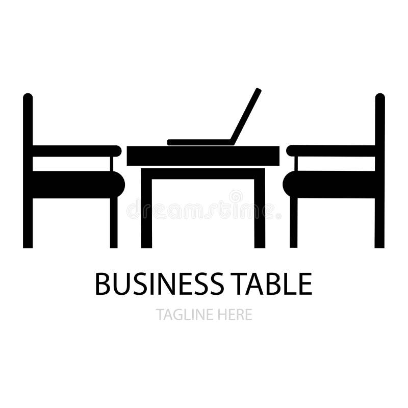 Business table logo vector stock vector. Illustration of community ...
