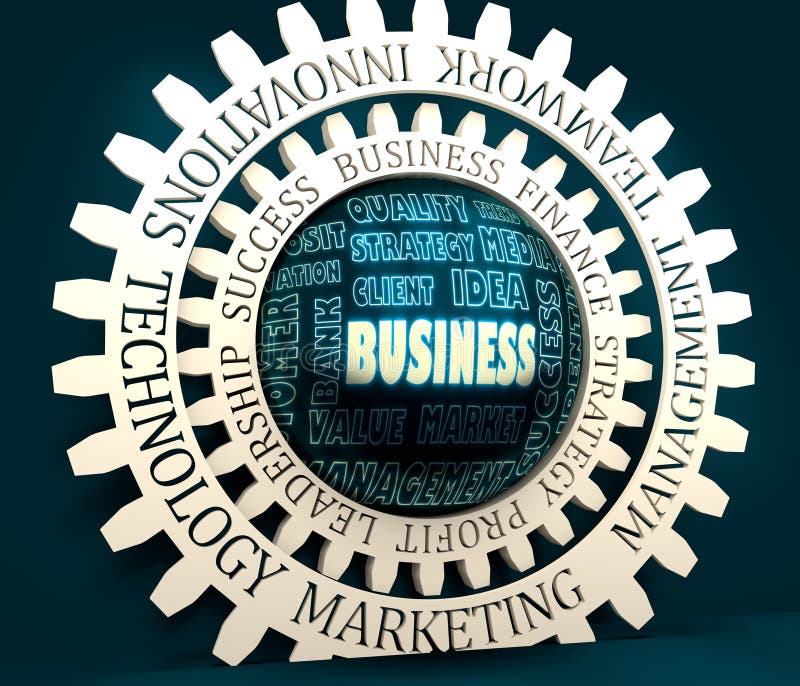 Business tags cloud stock illustration. Illustration of industry ...