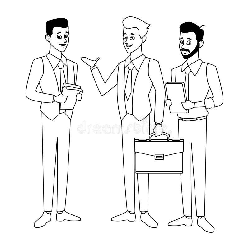 Business talk coworker stock vector. Illustration of teamwork - 140684017