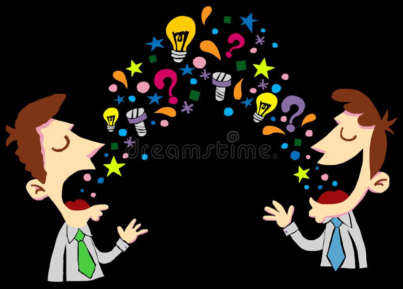 Business talk stock vector. Illustration of idea, talk - 63371958