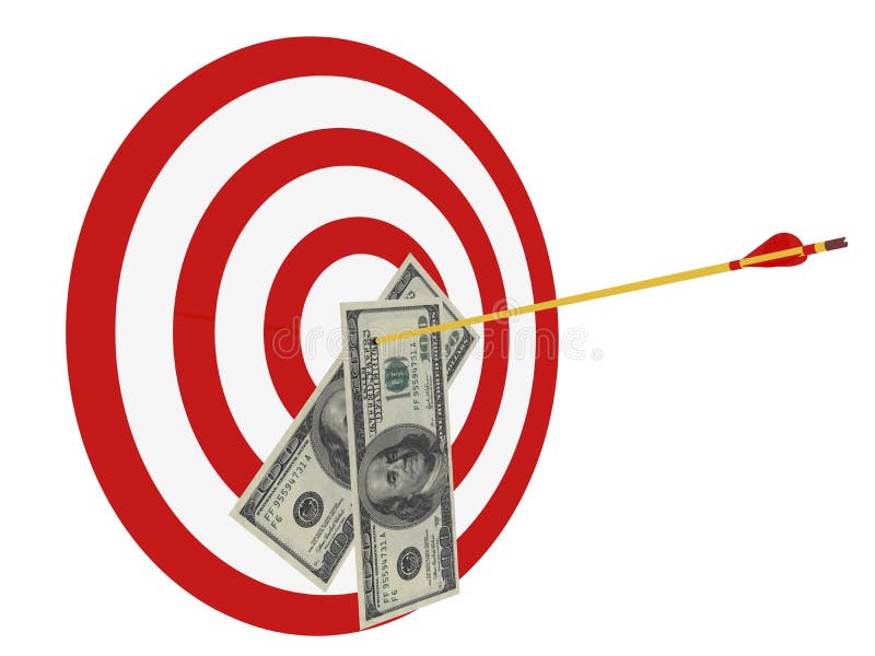 Business Target stock illustration. Illustration of center - 17309836