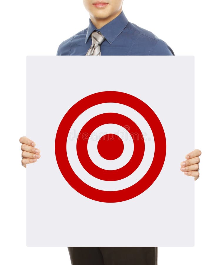 Businessman with Blank Stop Sign Stock Image - Image of forbidden ...