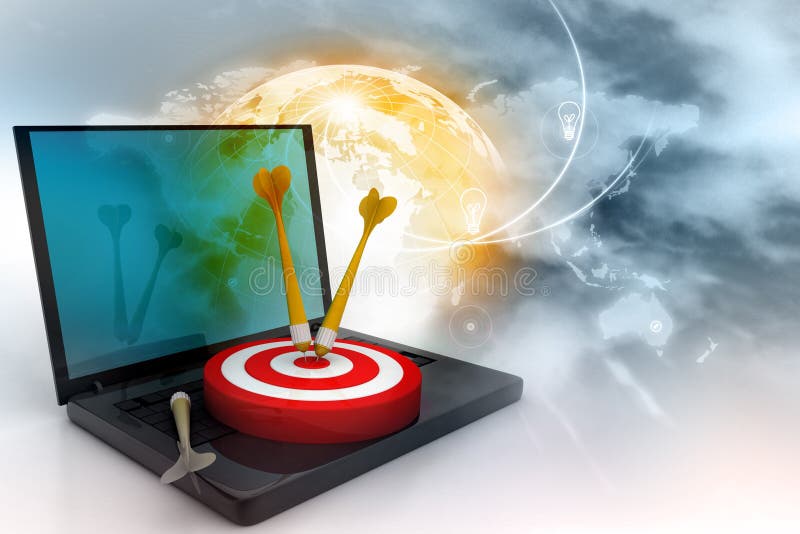 Business target stock illustration. Illustration of future - 36114205