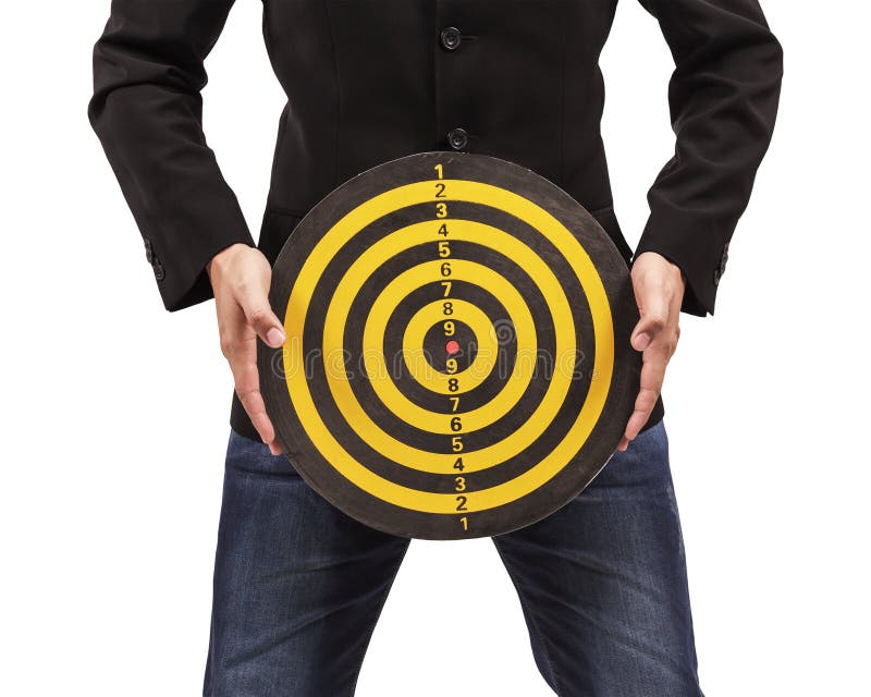 Business Target, Hand Aiming or Pointing Stock Image - Image of ...