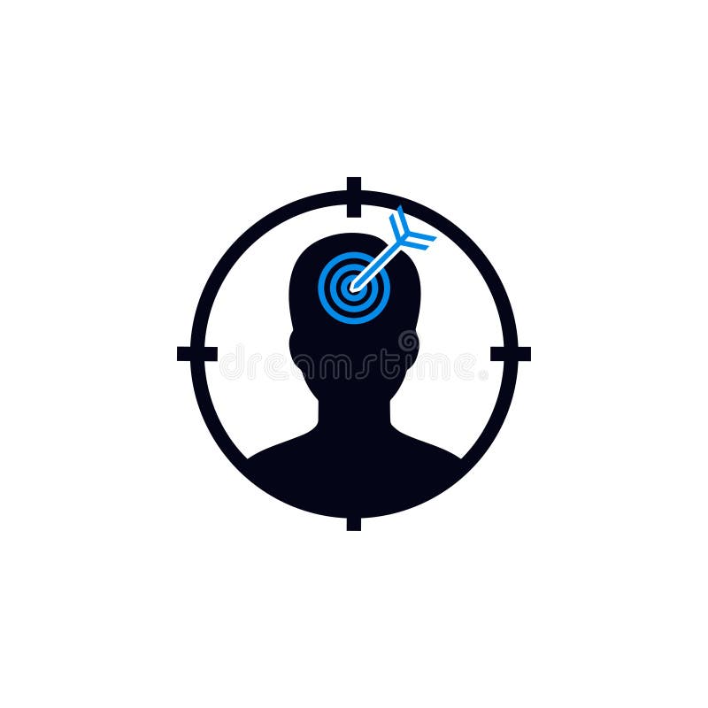 Business Target Person Icon Vector Stock Vector - Illustration of ...