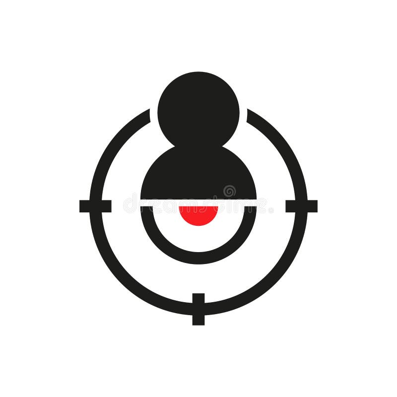 Business Targeting Line Icon Vector. Marketing Target Strategy Symbol ...