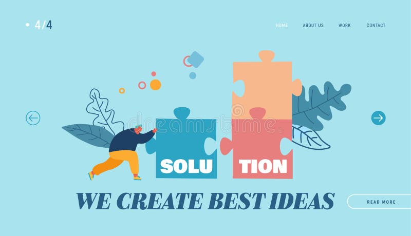 Man Pushing Puzzle Piece Stock Illustrations – 230 Man Pushing Puzzle ...