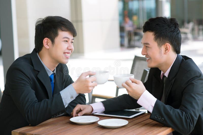 Business tea stock image. Image of friends, confident - 28376679