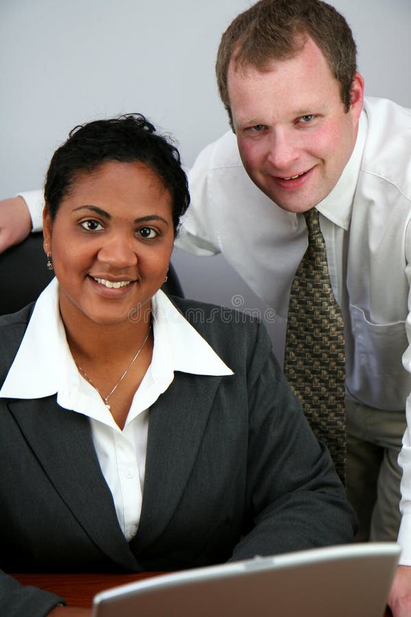 African-American Businesswoman Getting Pat on Back Stock Image - Image ...