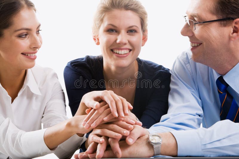 Business Team. All for One! Stock Photo - Image of hands, communication ...