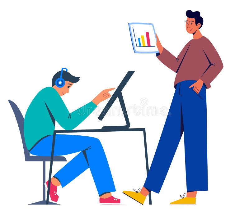 Working Relationships Stock Illustrations – 443 Working Relationships ...