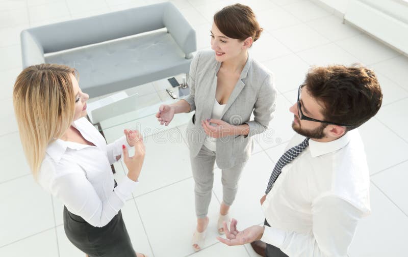 View from the Top.business Team Arguing in the Office. Stock Image ...