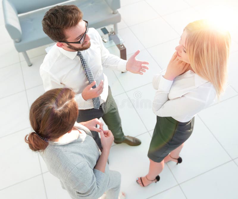 View from the Top.business Team Arguing in the Office. Stock Photo ...