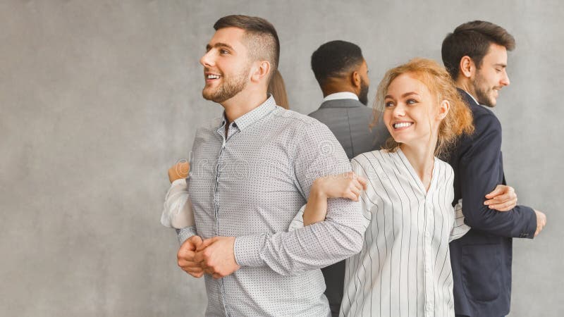 Business Team Bonding in Circle at Teambuilding Lecture Stock Image ...