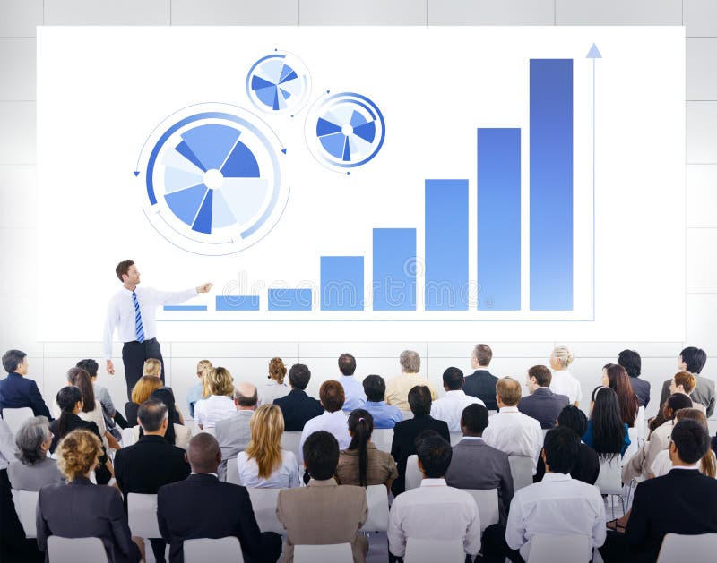 Business Team on Business Presentation Stock Photo - Image of leader ...