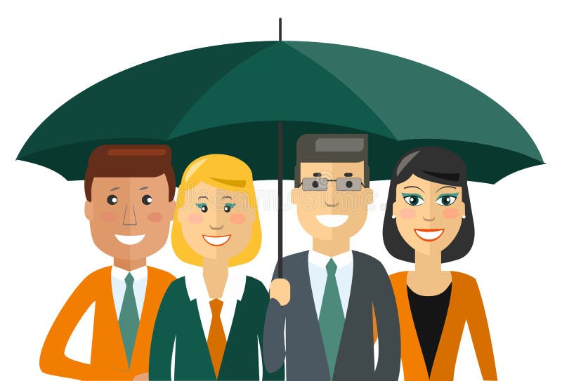 Business Team. Cartoon Characters Stock Vector - Illustration of design ...