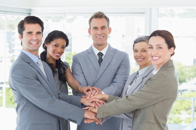 Business Team Celebrating a Good Job Stock Photo - Image of coworkers ...