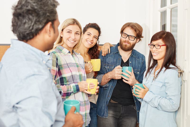 284 Business Team Their Coffee Break Stock Photos - Free & Royalty-Free ...