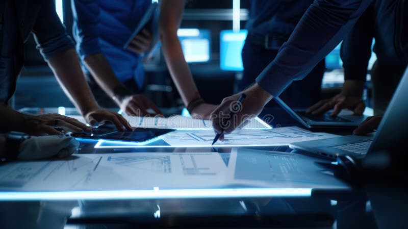 The Business Team Collaboration.AI Generated Image Stock Photo - Image ...