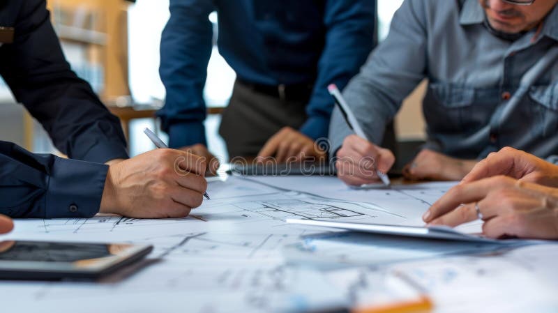 The Business Team Collaboration.AI Generated Image Stock Image - Image ...