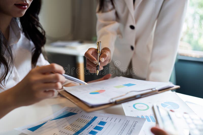 Laptop, Collaboration and Business People in the Office while Working ...