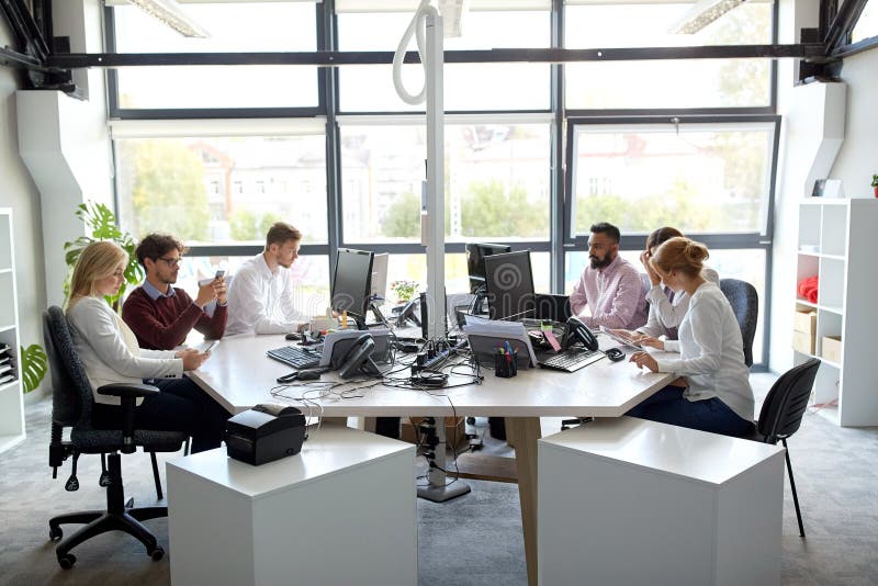 Business Team with Laptop and Tablet Pc Stock Photo - Image of growing, growth: 51632010