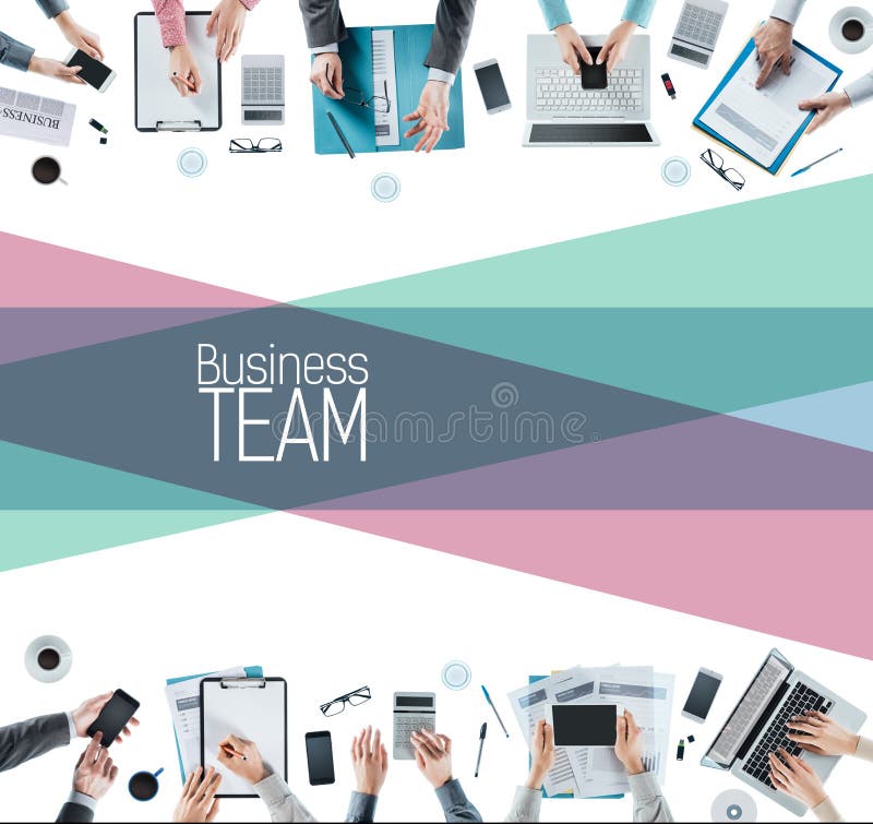 Business team concept stock illustration. Illustration of meeting ...