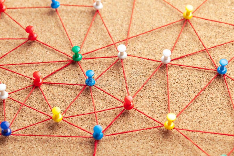 Business Team. Connect between People Stock Photo - Image of network ...