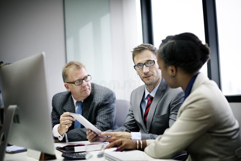 Business Team Corporate Organization Meeting Concept Stock Image ...