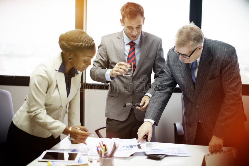 Business Team Corporate Organization Meeting Concept Stock Image ...